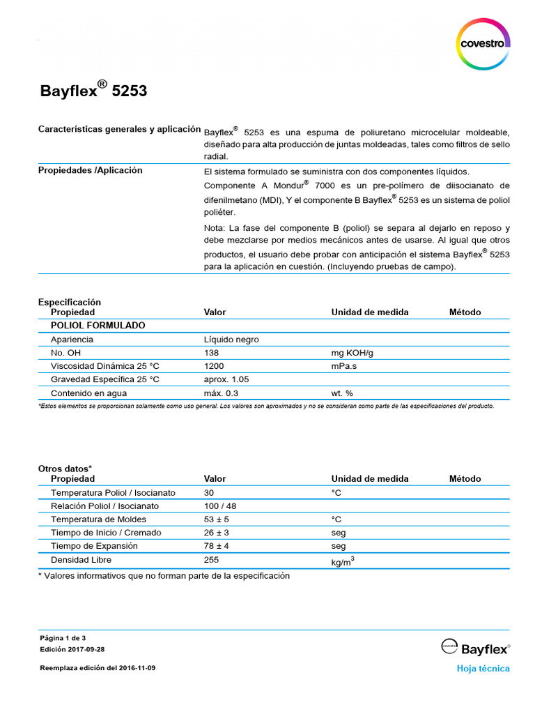 Bayflex 5253_es_84251330 20770330 20756692 (1) | PDF