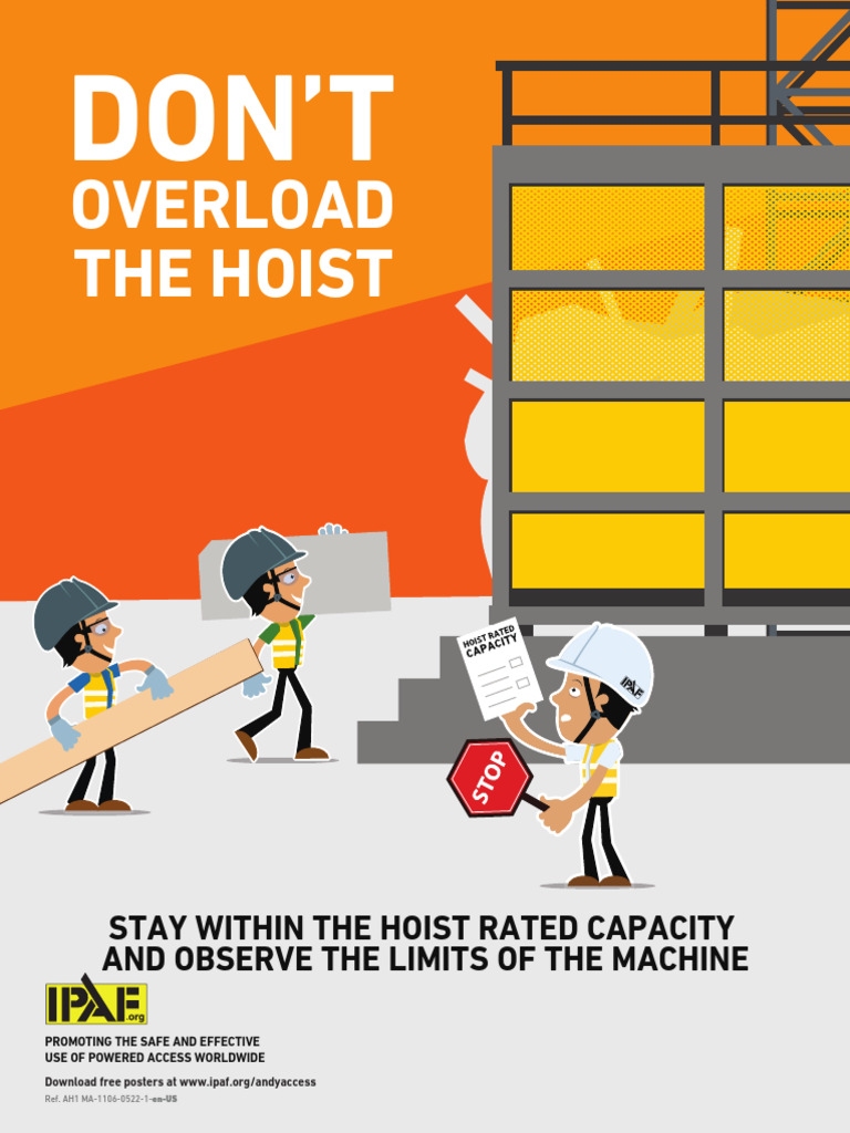 Poster - Dont Overload The Hoist-En | PDF