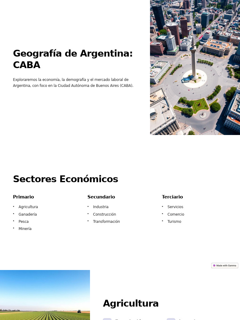 Geografia de Argentina CABA | PDF | Agricultura | Buenos Aires