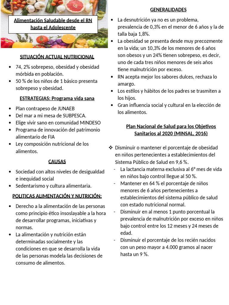 Estrategias para Combatir la Obesidad Infantil | PDF | Amamantamiento ...