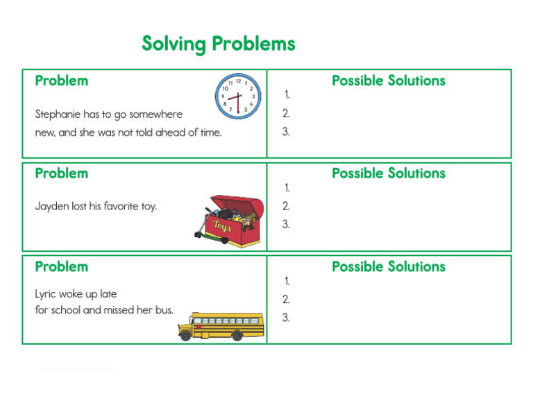 Color Solving Problems Scenario Activity | PDF