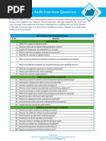 Big-4 India Stat Audit Interview Questions | PDF | Audit | Accounting