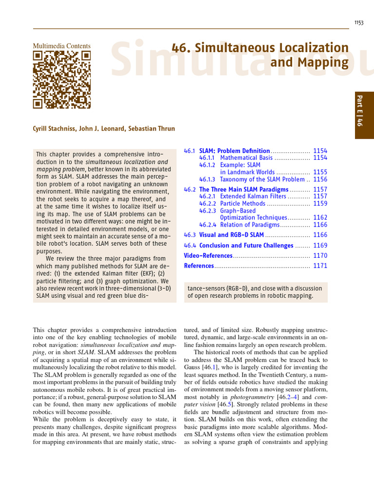 Introduction to SLAM Techniques | PDF | Kalman Filter | Applied Mathematics