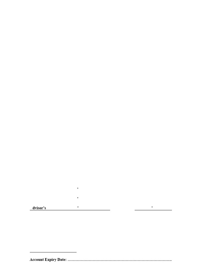 VPN Access Form | PDF