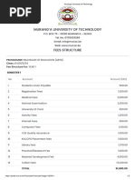 UM Tuition Fees for 2025/2026 | PDF | Science