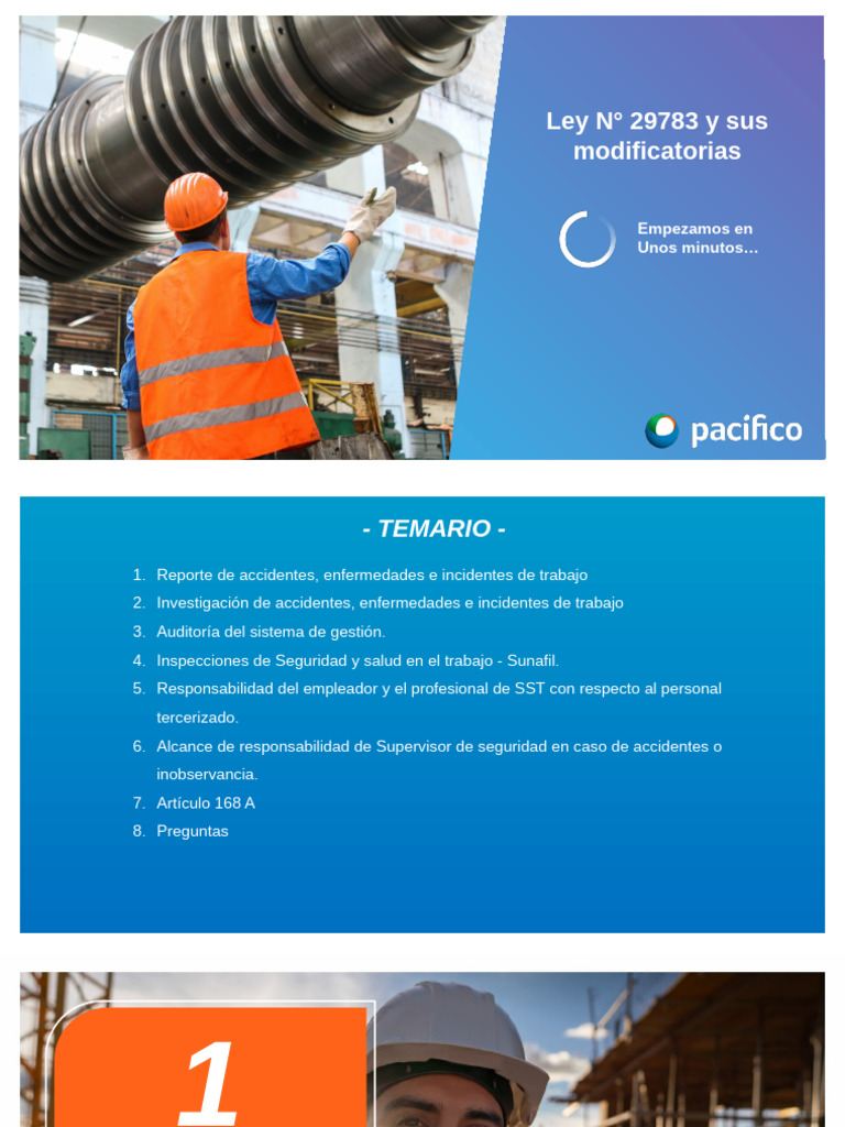 Ley 29783 y Reglamento de SST Modificatorias | PDF | Auditoría | Outsourcing