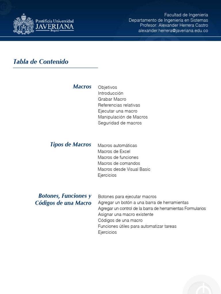 MACROS 1 | PDF | Macro (informática) | Microsoft Excel