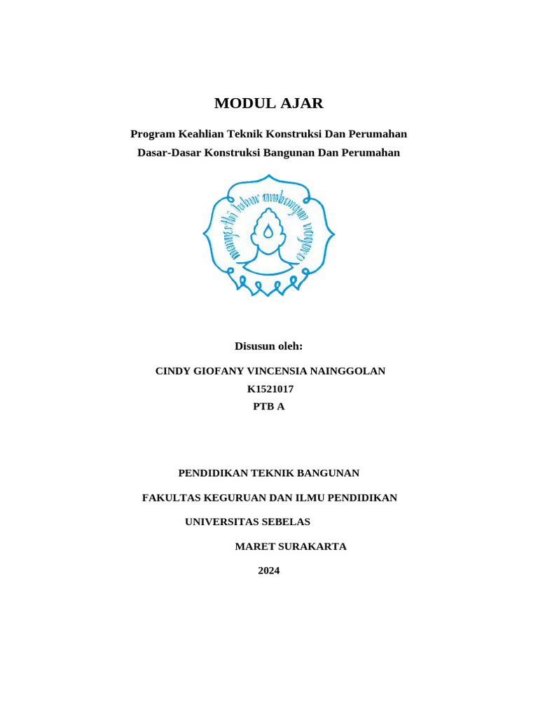 MICROTEACHING_MODUL AJAR 5_CINDY GIOFANY VINCENSIA_K1521017 | PDF