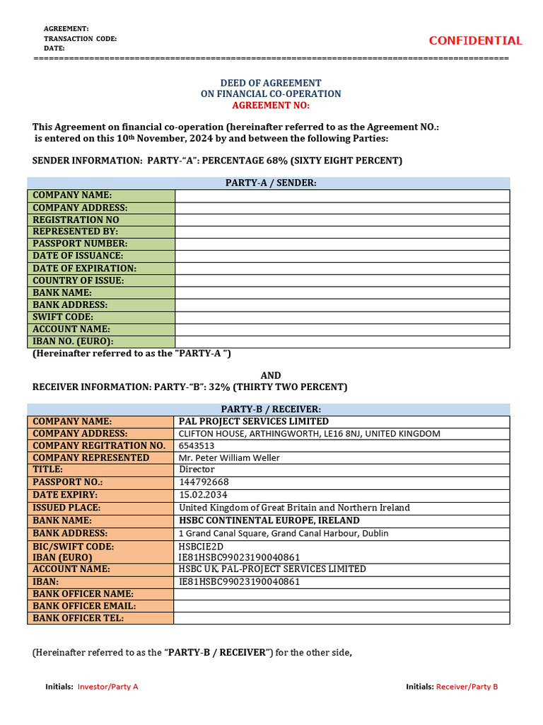 Doa HSBC Ireland | PDF | Arbitration | Investing