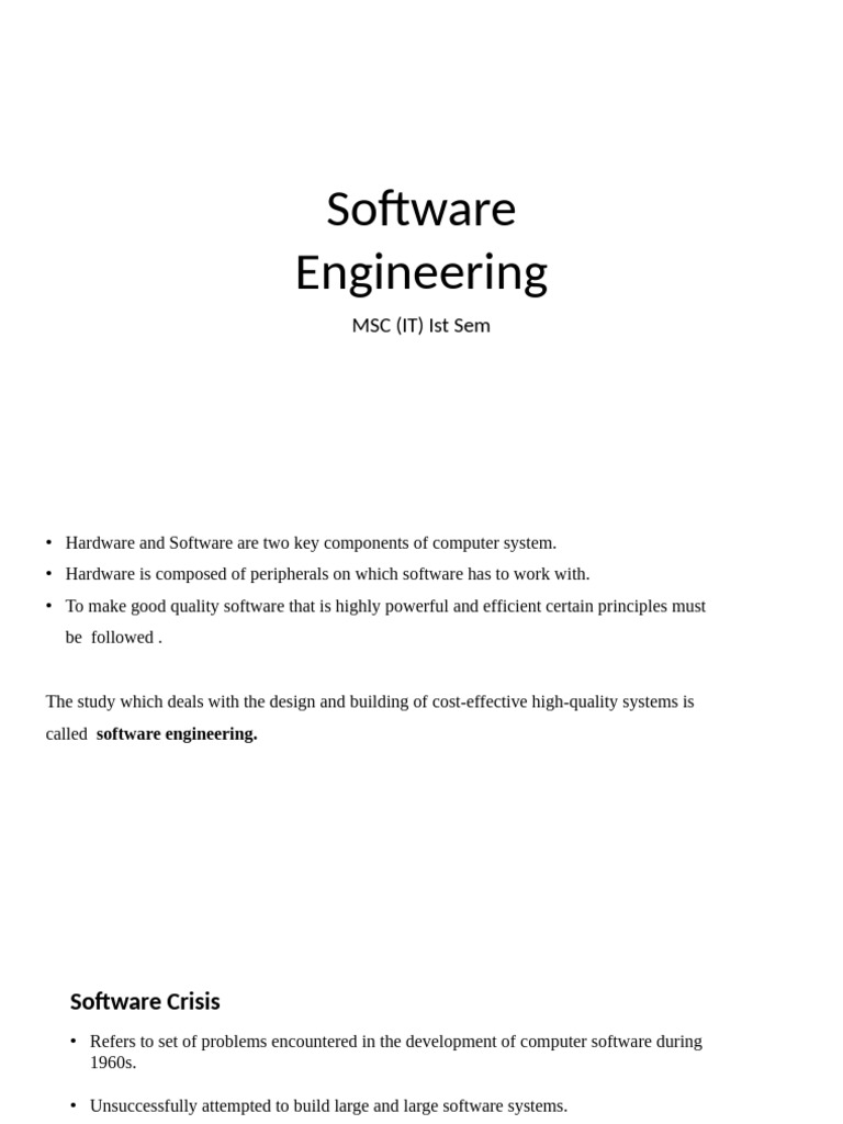 SE Presenatation | PDF | Scrum (Software Development) | Software Development Process