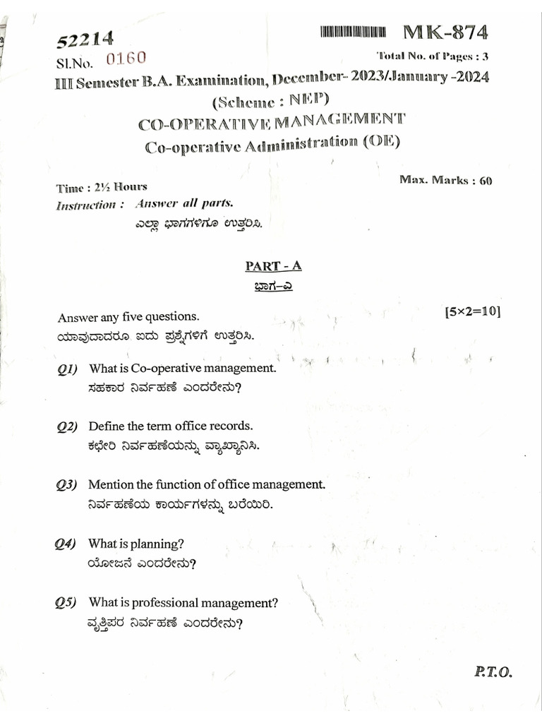 CA Question Paper 2024 | PDF