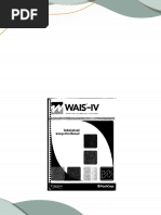 Wais IV ALL Response Booklet and Record Form | PDF
