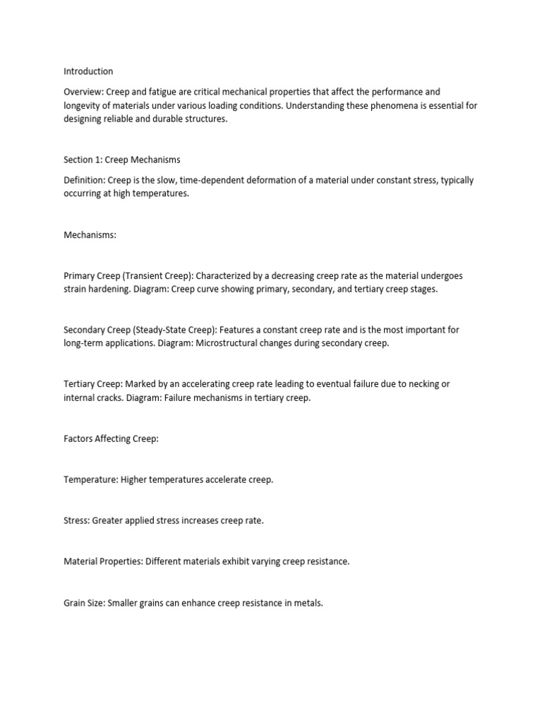2 | PDF | Creep (Deformation) | Fatigue (Material)