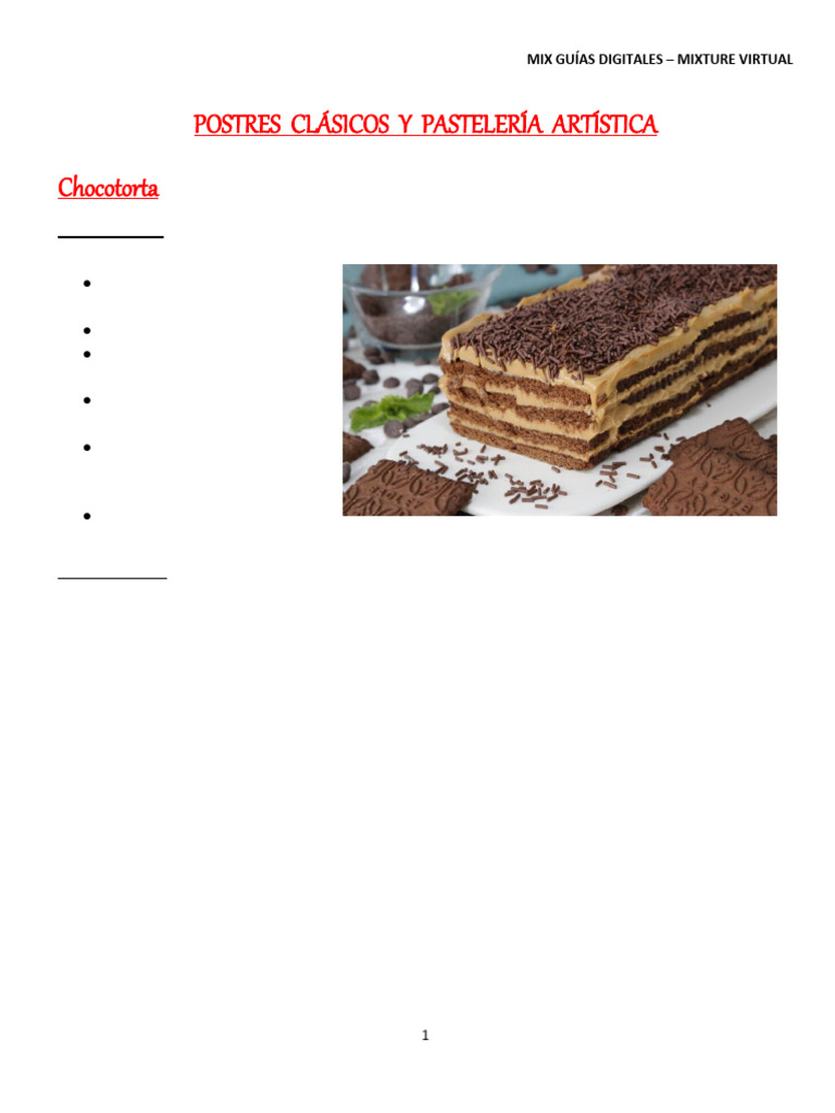 Repostería Artística con Vainilla | PDF | Postres | Confitería