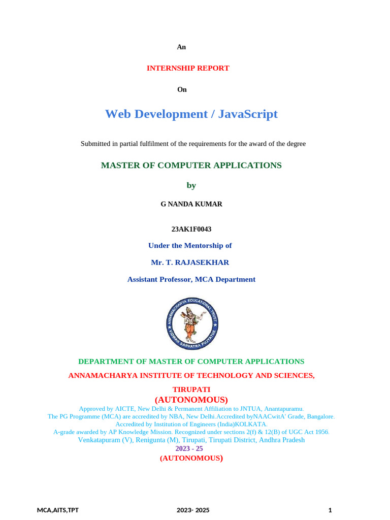 Nanda Report | PDF | Sql | Databases