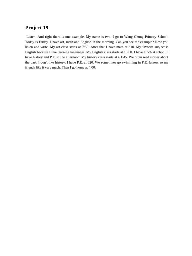 Project 19 Pdf