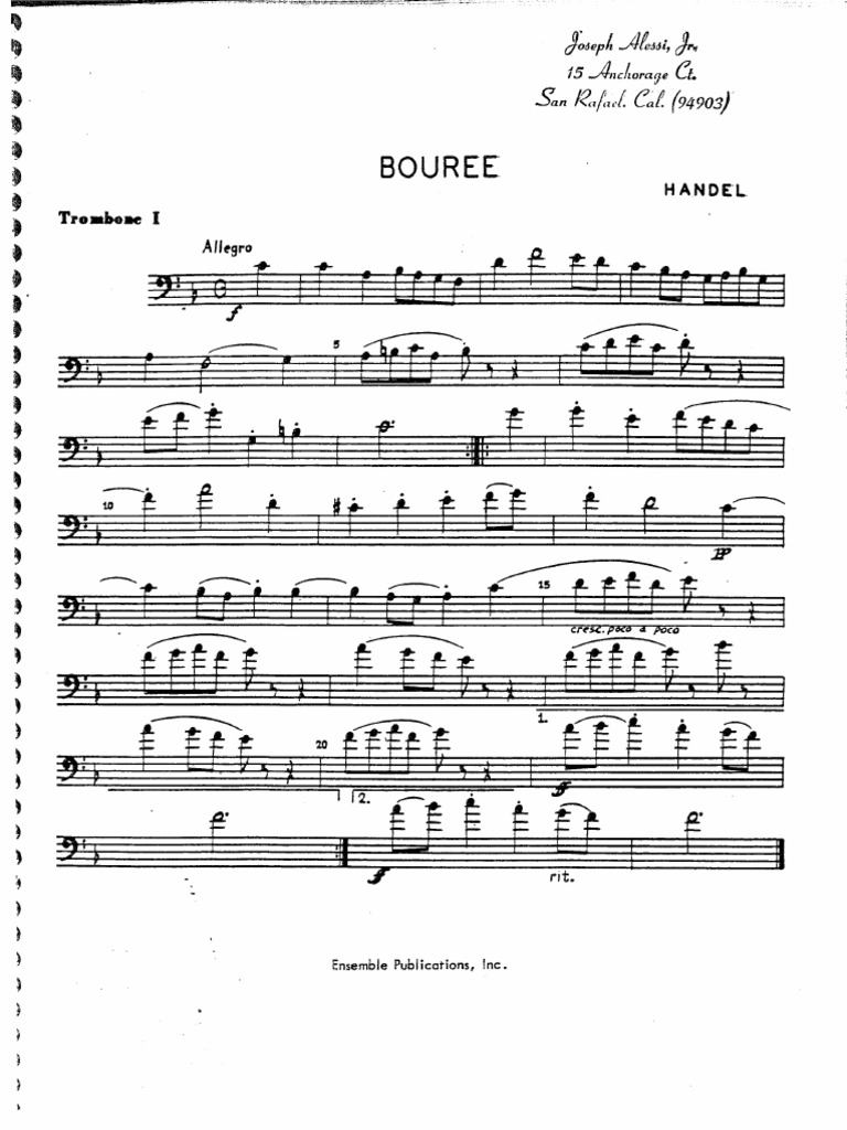 Bouree | PDF
