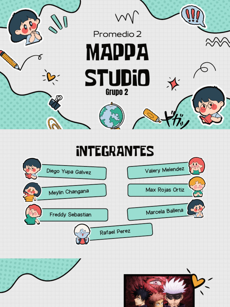 GRUPO 2 - Mappa Studios | PDF | Anime