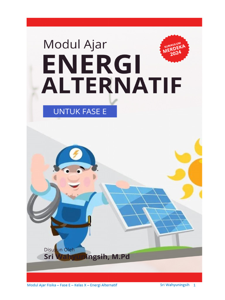Modul Ajar Ilmu Pengetahuan Alam (IPA) - Memahami Energi Alternatif Dan ...