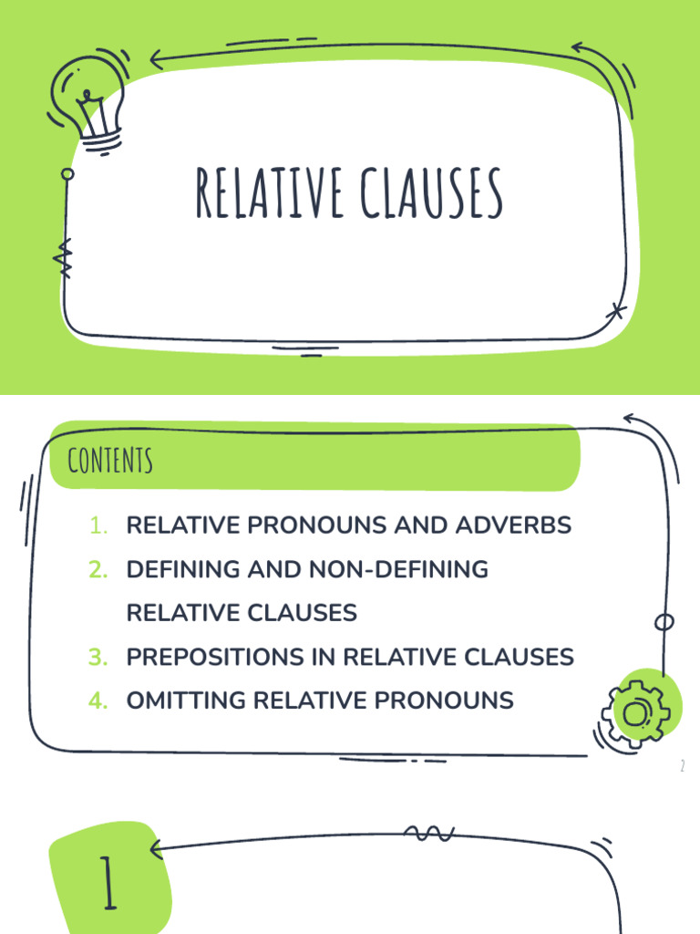 RELATIVE CLAUSES | PDF | Linguistics | Syntax