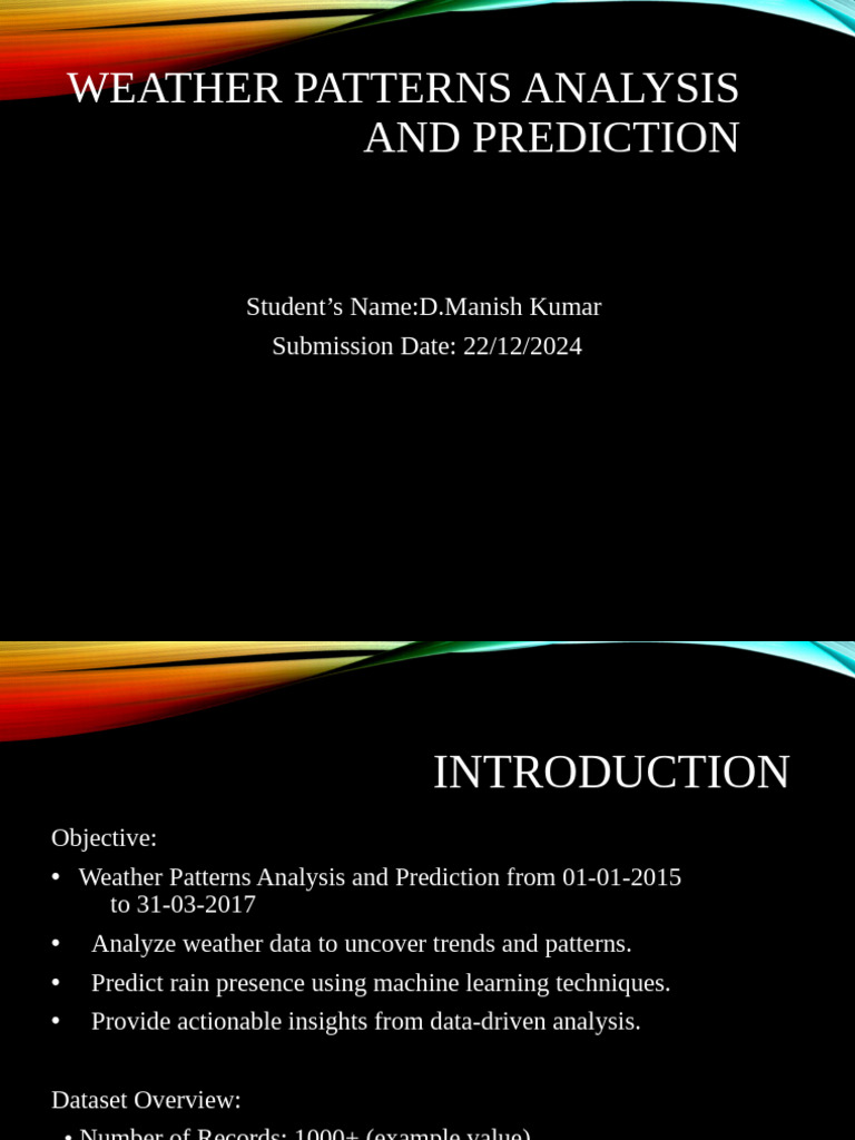 Weather Patterns Analysis & Prediction | PDF | Cluster Analysis | Humidity
