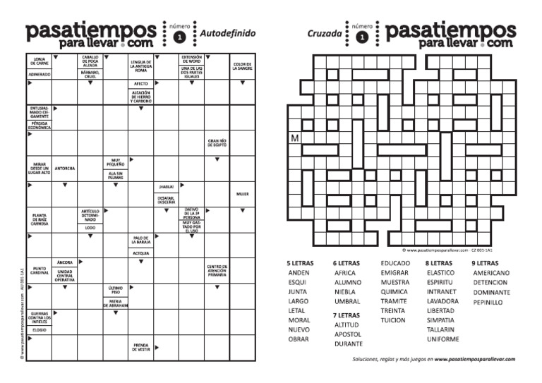 Pasatiempos 0001 | PDF