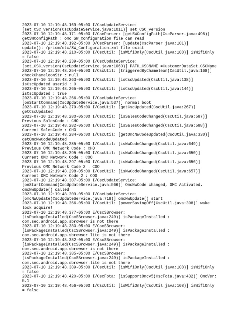Omcnw Update Log | PDF | Telecommunications | Object Oriented Programming