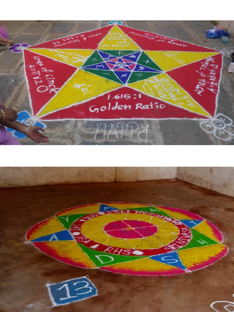 Maths Rangoli | PDF