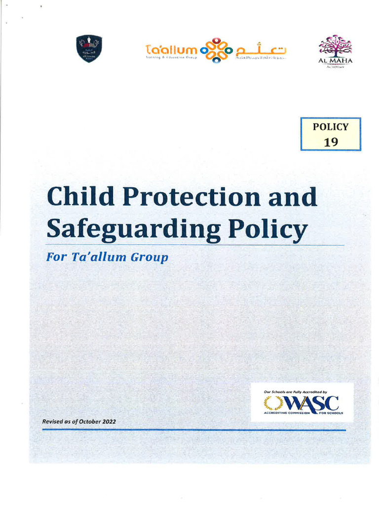 Child Protection and Safeguarding Policy Signed October 2022 NS | PDF