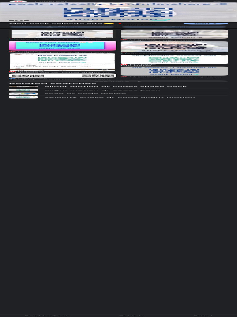 Alight Motion Preset | PDF