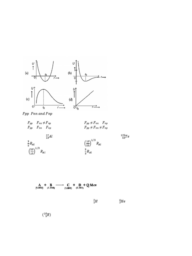 Nuclei Revision Sheet | PDF | Atomic Nucleus | Neutron