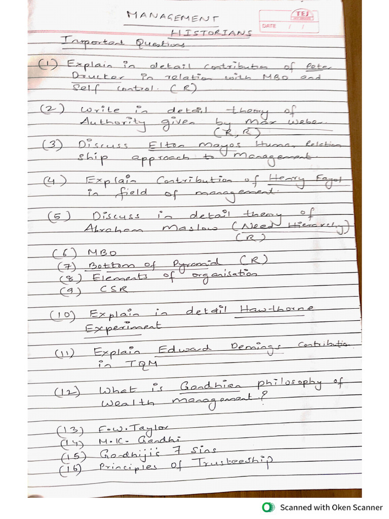 Imp Bba Questions | PDF