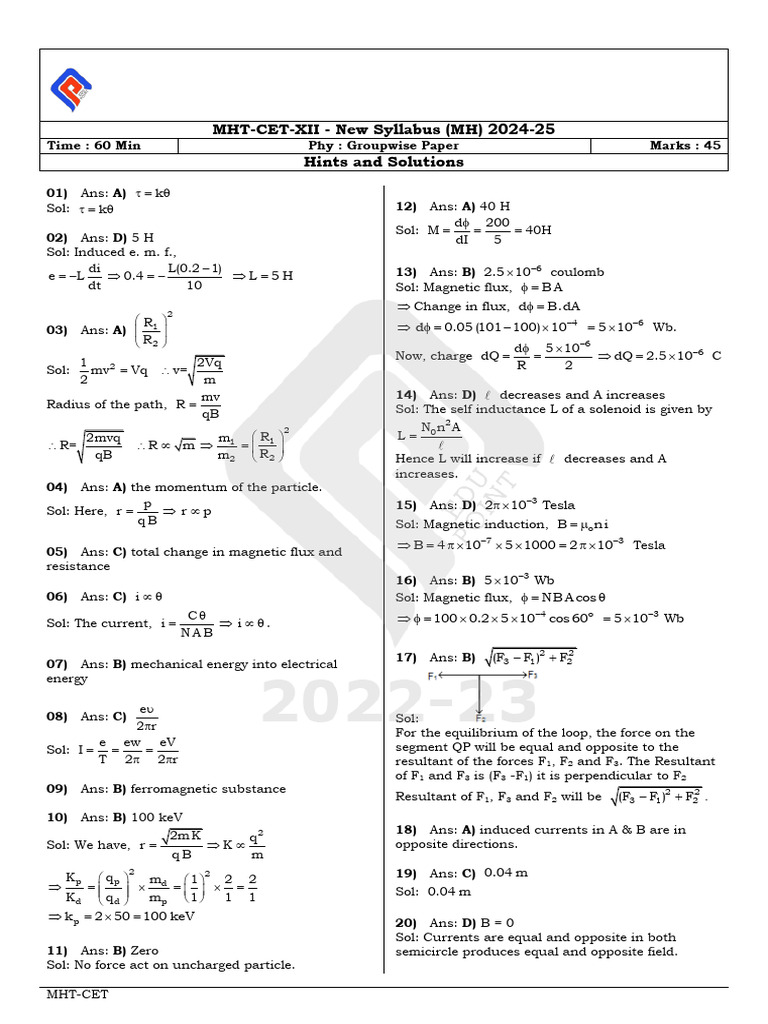 179114 MEEC Magnetic Material EMI Sol | PDF | Electromagnetic Induction ...