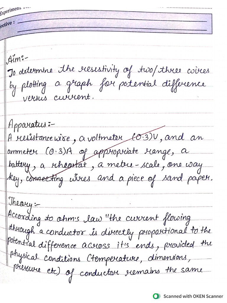 Ohms Law Verification | PDF