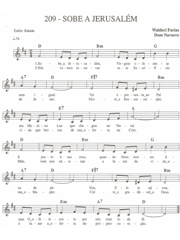 (Superpartituras - Com.br) Sobe A Jerusalem V 2 | PDF
