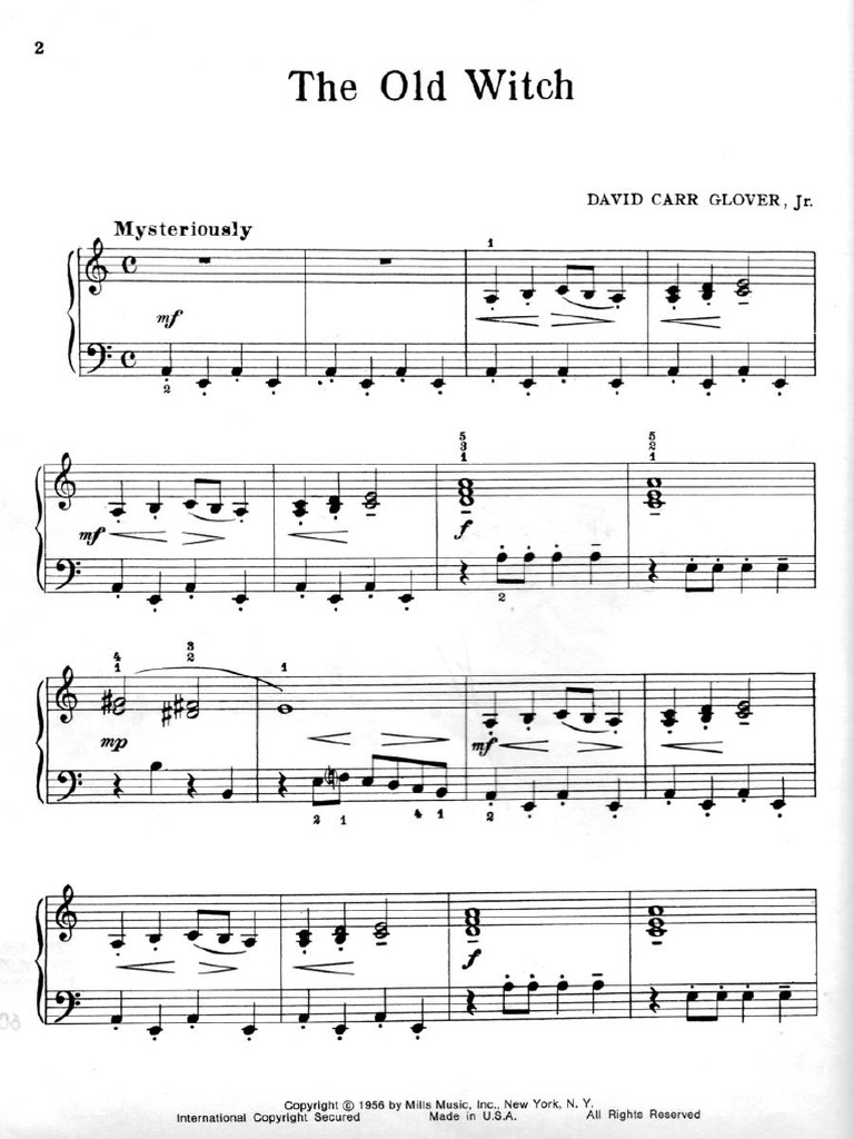 D. C. Glover - The old witch | PDF