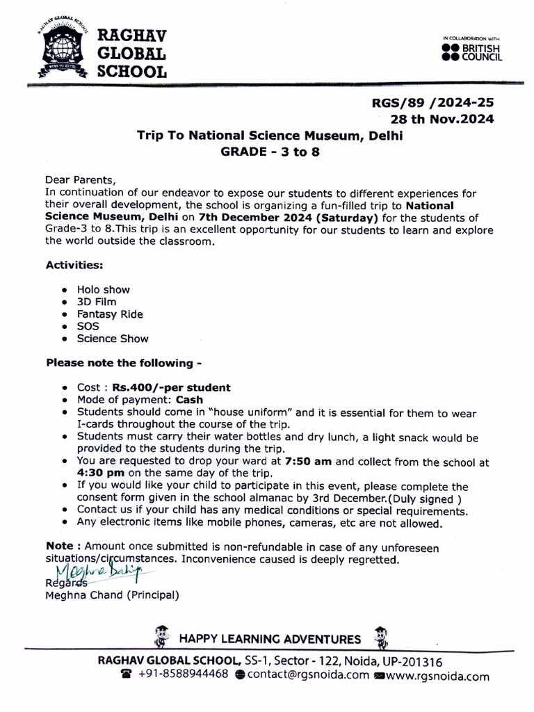 Excursion Circular 89 | PDF