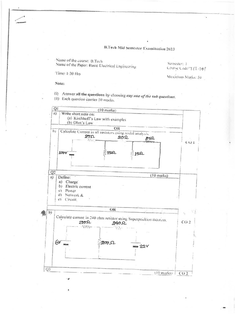 TEE-101-MID-2023-1 | PDF