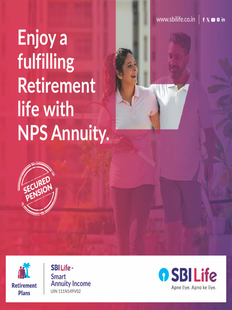 SBI Life - Smart Annuity Income (V02) Brochure | PDF | Life Annuity ...