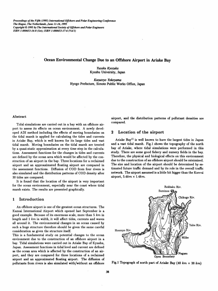 ISOPE-I-95-007 | PDF | Tide | Oceans ISOPE-I-95-007 | PDF | Tide | Oceans