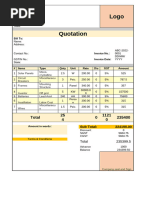 Quotation Format For Manpower Supply 01 | PDF | Taxes | Government Finances