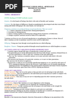 Class 10 Heredity and Evolution Notes | PDF | Dominance (Genetics ...