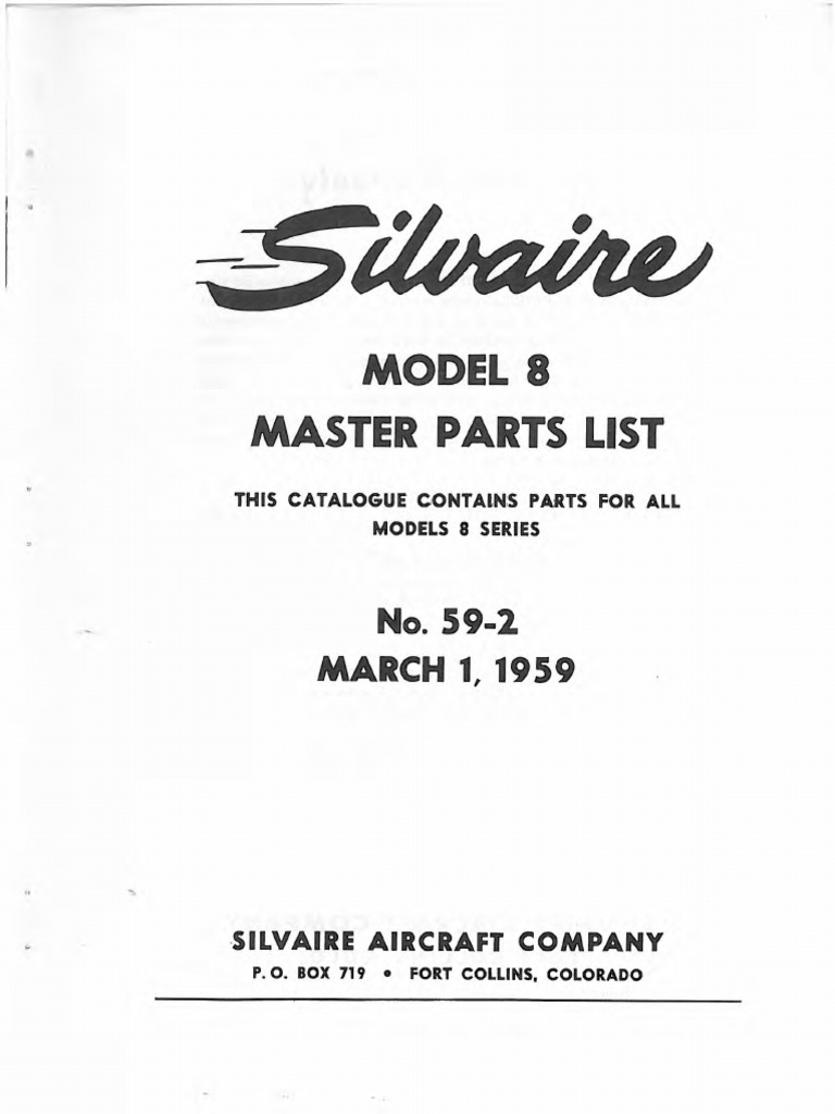 Master Parts Silvaire | PDF