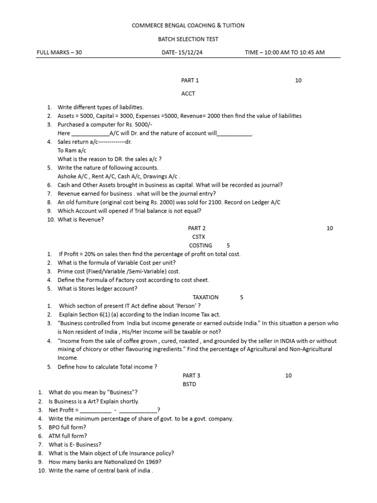 BST PDF | PDF | Taxes | Revenue