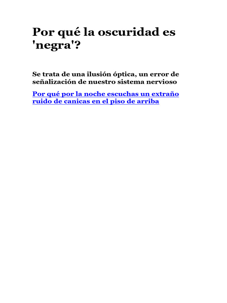 El enigma del color Eigengrau | PDF | Color | Percepción visual