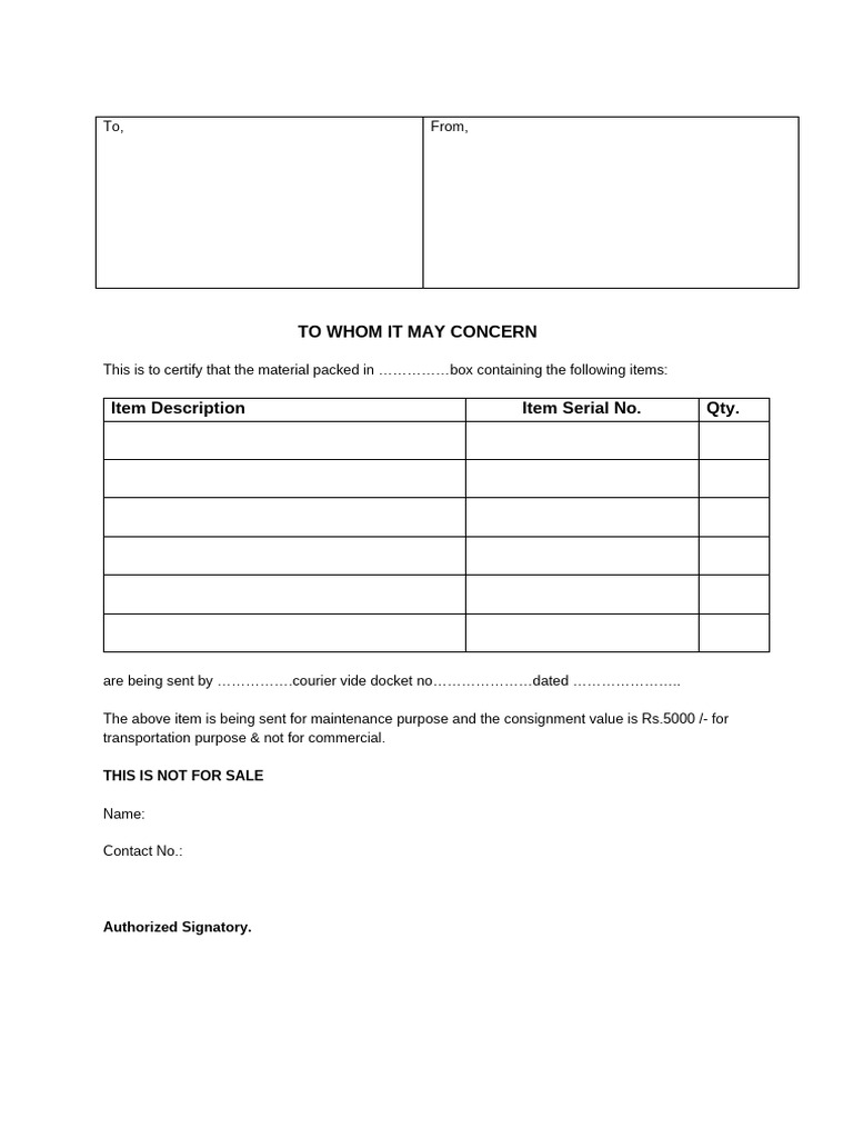 Material Dispatch Letter 20072024 | PDF