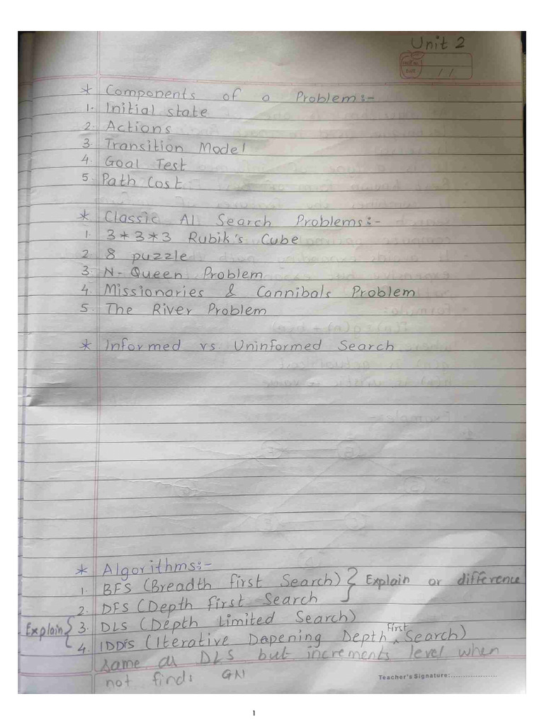 AI unit 2 | PDF