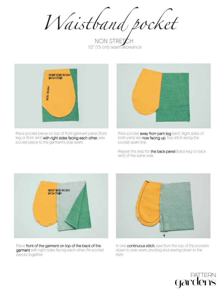 Pocket Waistband | PDF