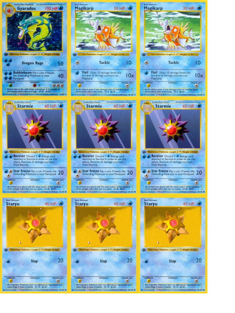 Pokemon Base Set Theme Decks | PDF