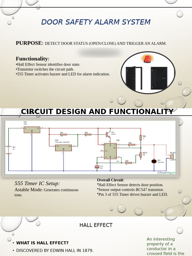 Door Safety Alarm System | PDF